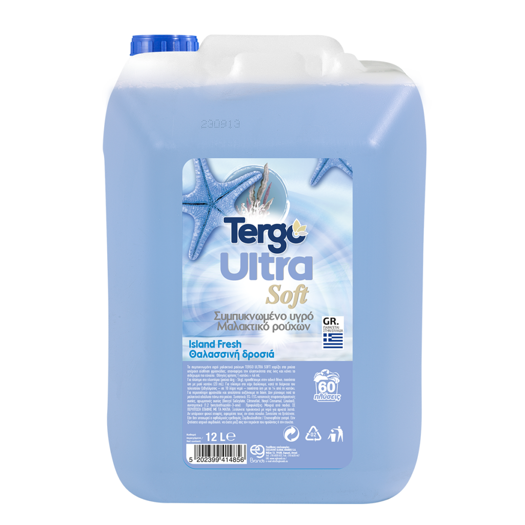 Tergo Ultra Soft Island fresh 12 Lt | Horeca - Χονδρική Εshop