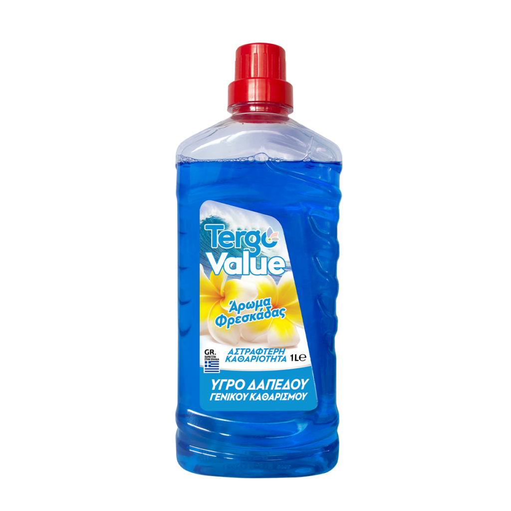 Tergo Value Υγρό δαπέδου γενικού καθαρισμού Άρωμα Φρεσκάδας | Horeca ...